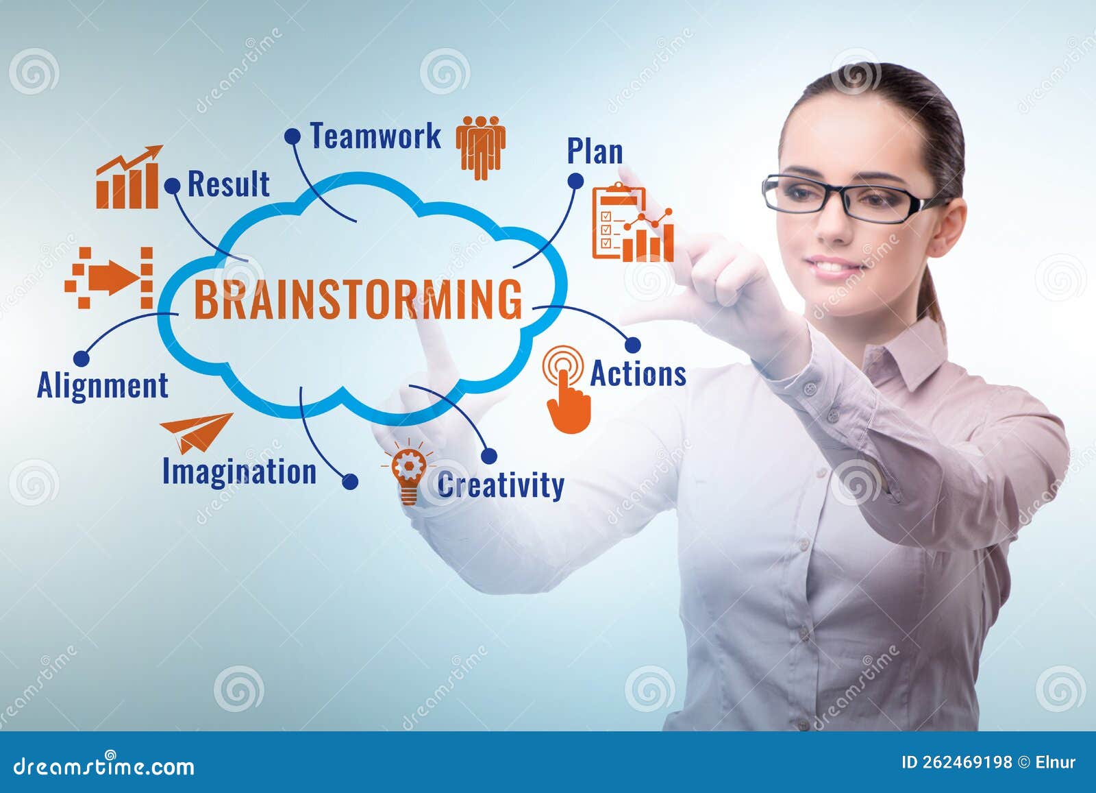 Concept of Brainstorming As a Solution Tool Stock Photo - Image of ...