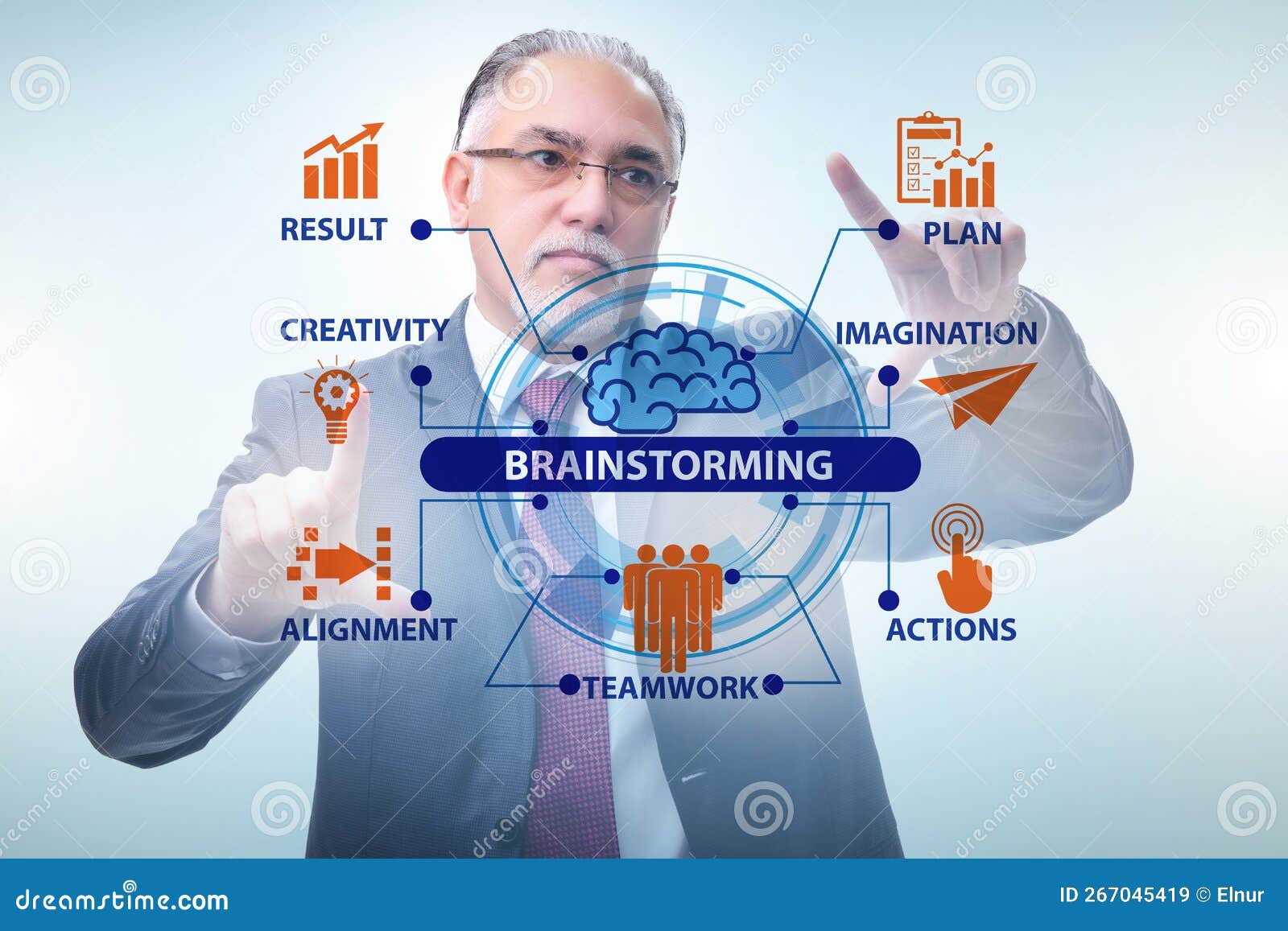 Concept of Brainstorming As a Solution Tool Stock Image - Image of ...