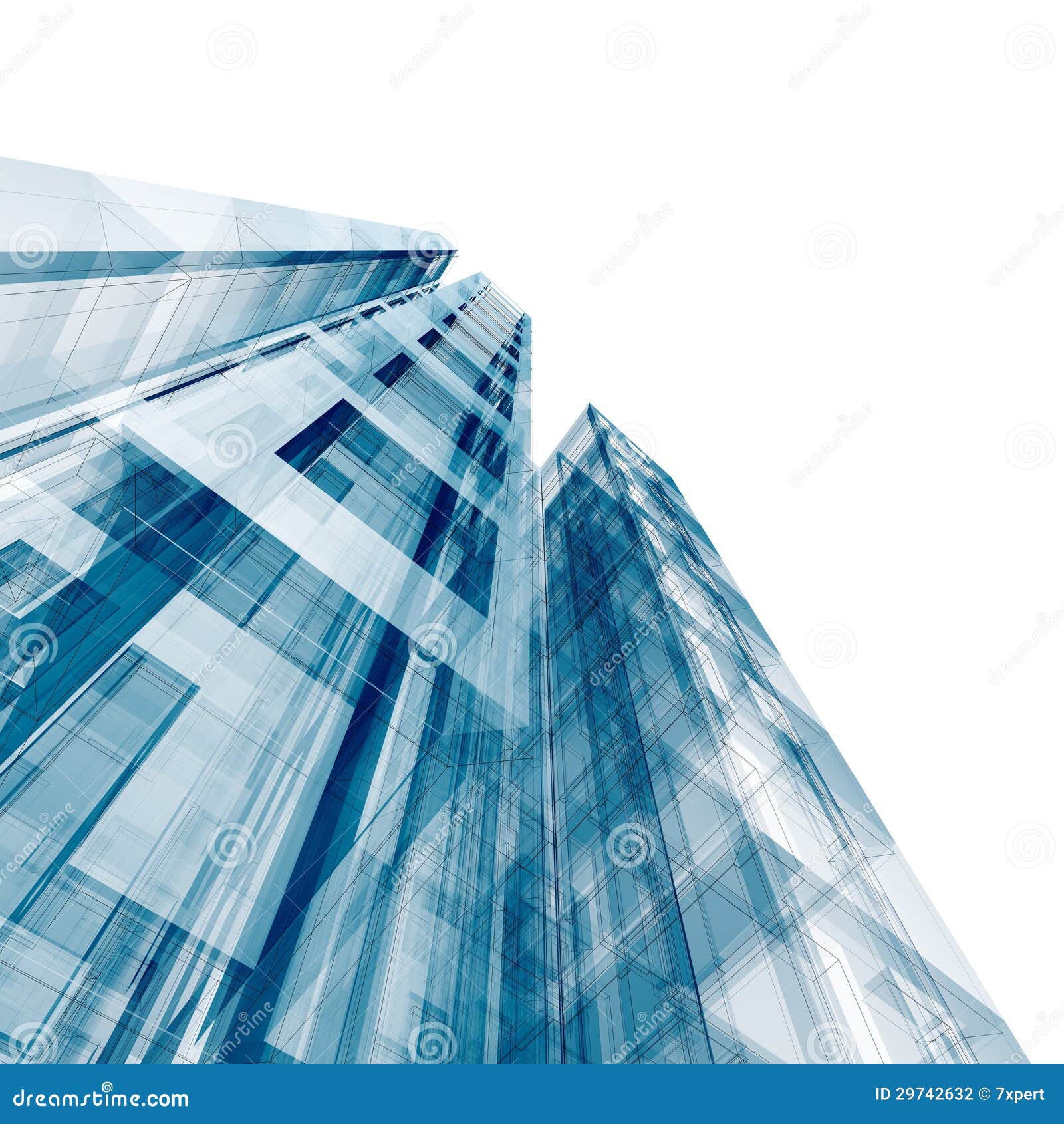 Concept building stock illustration. Illustration of reflection - 29742632