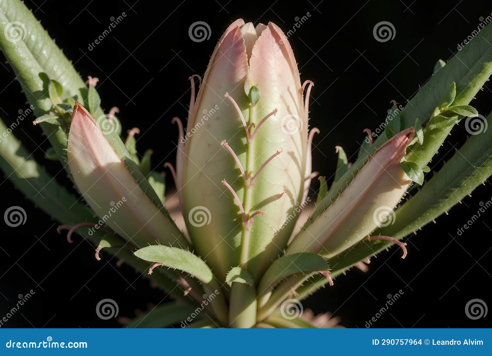 Burst of Life Early Spring Sprouts.AI Generated Stock Illustration ...