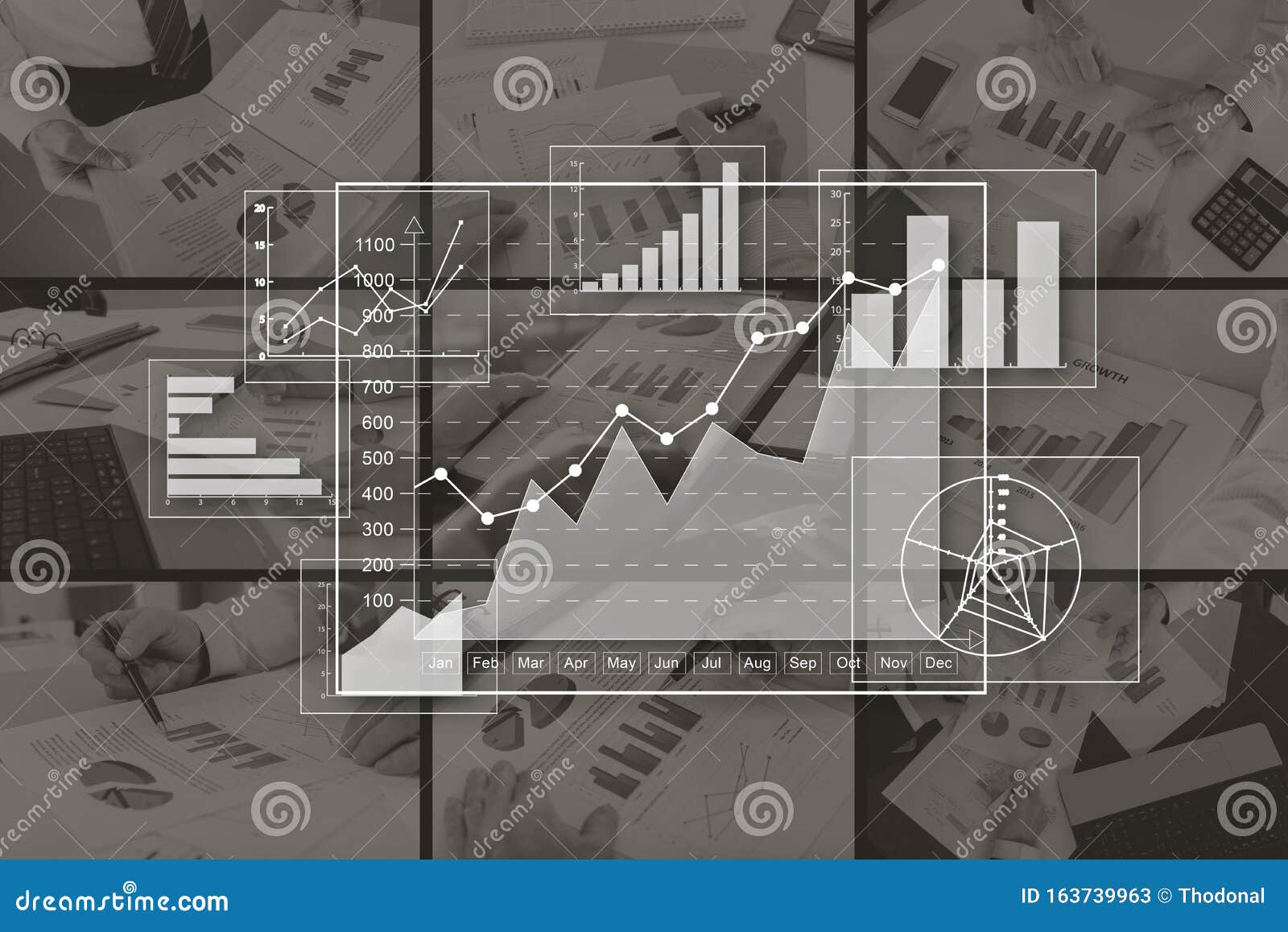 Concept of Business Analysis Stock Image - Image of graphs, chart ...