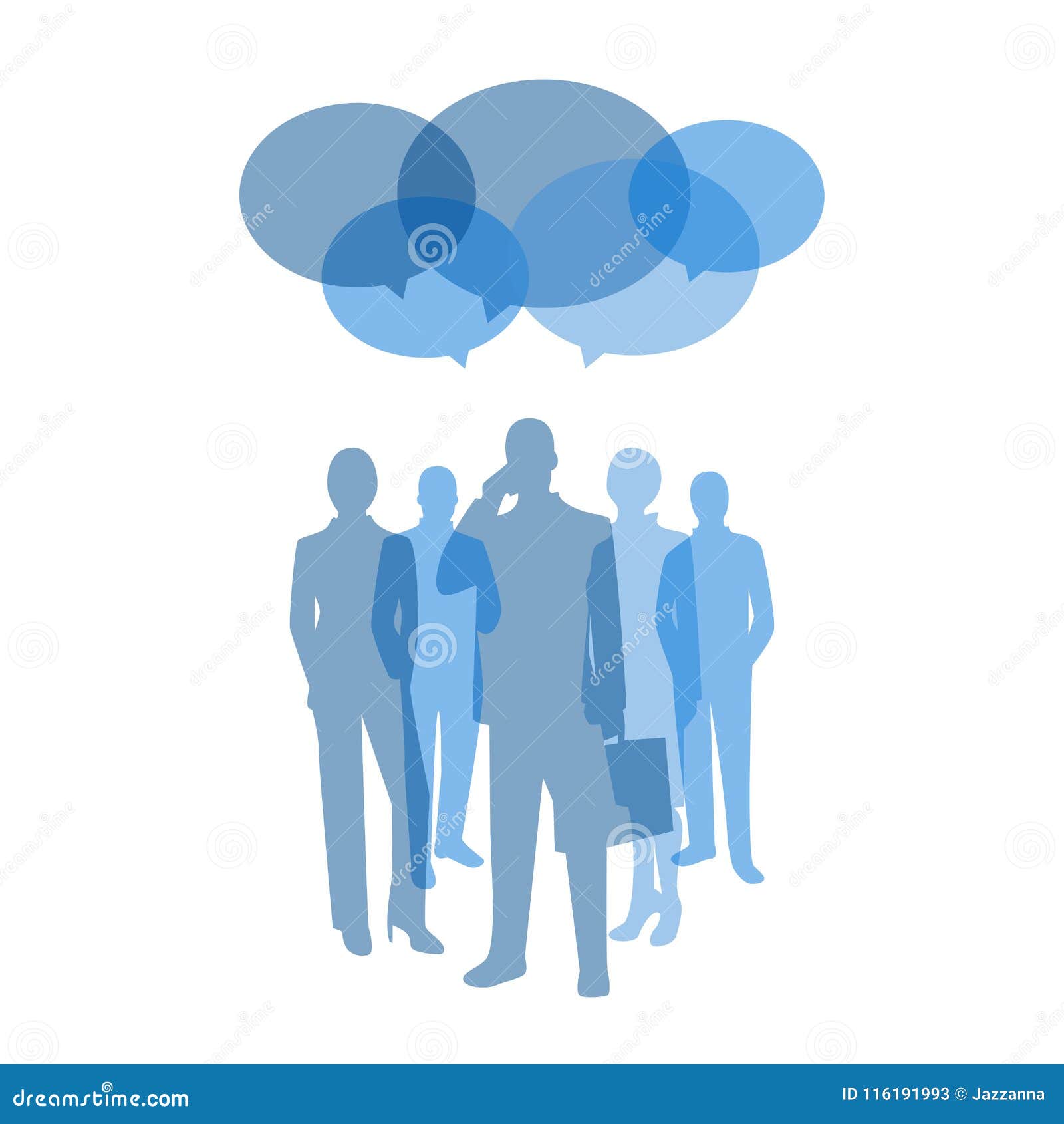 Concept Business Communication Symbol Stock Vector - Illustration of ...