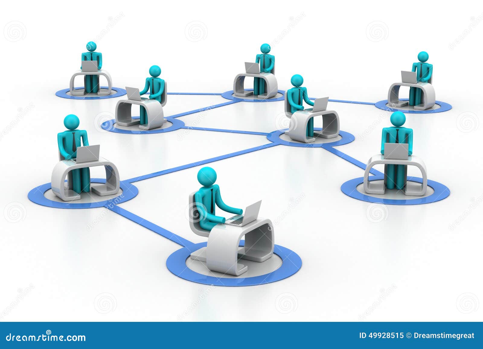 Concept of Business Communication Stock Illustration - Illustration of ...