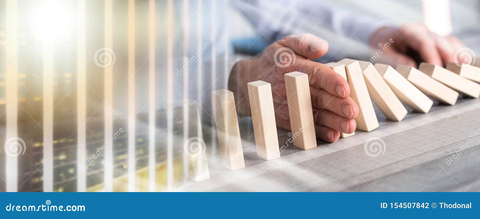 Concept of Business Control by Stopping Domino Effect; Multiple Stock ...