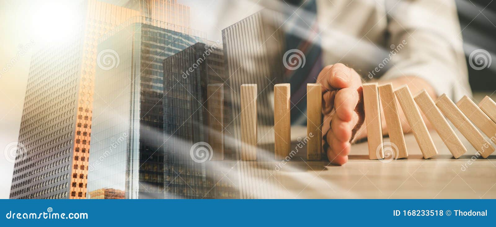 Concept of Business Control by Stopping Domino Effect; Multiple ...