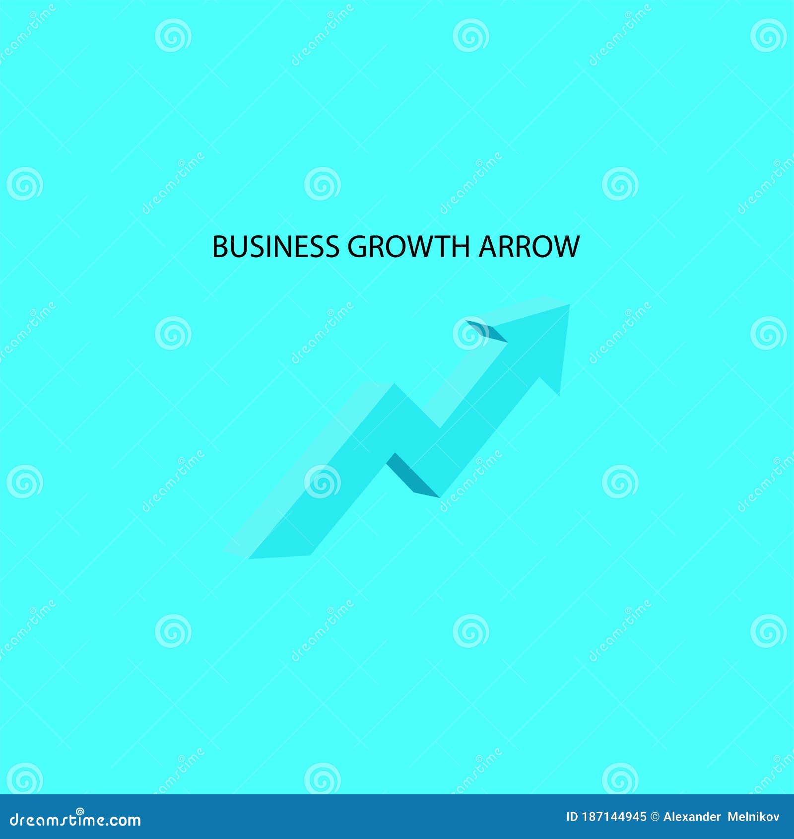 Concept Business Growth Upward Arrow Icon. Vector Illustration Eps 10 ...