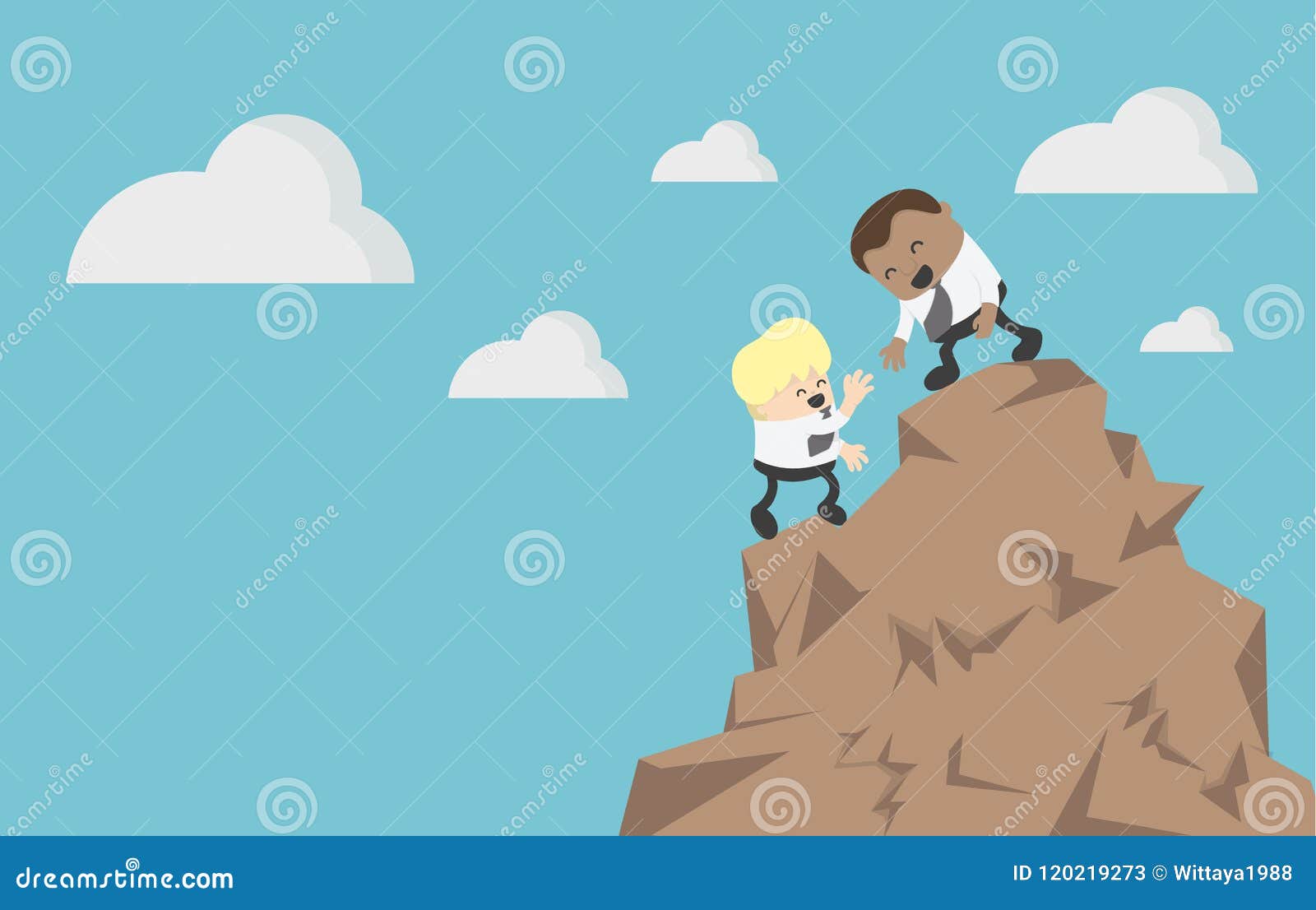 Business Help Cartoon Vector | CartoonDealer.com #41402185