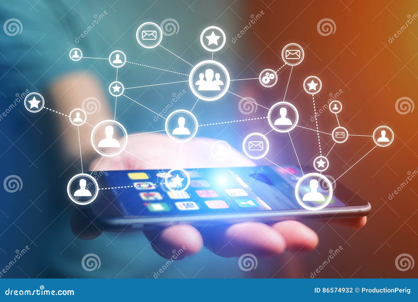 Concept of Business International Network Interface - Technology Stock ...