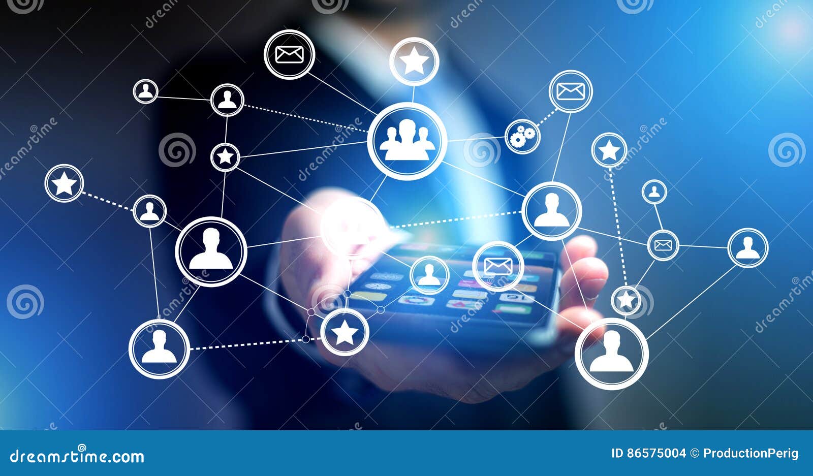 Concept of Business International Network Interface - Technology Stock ...