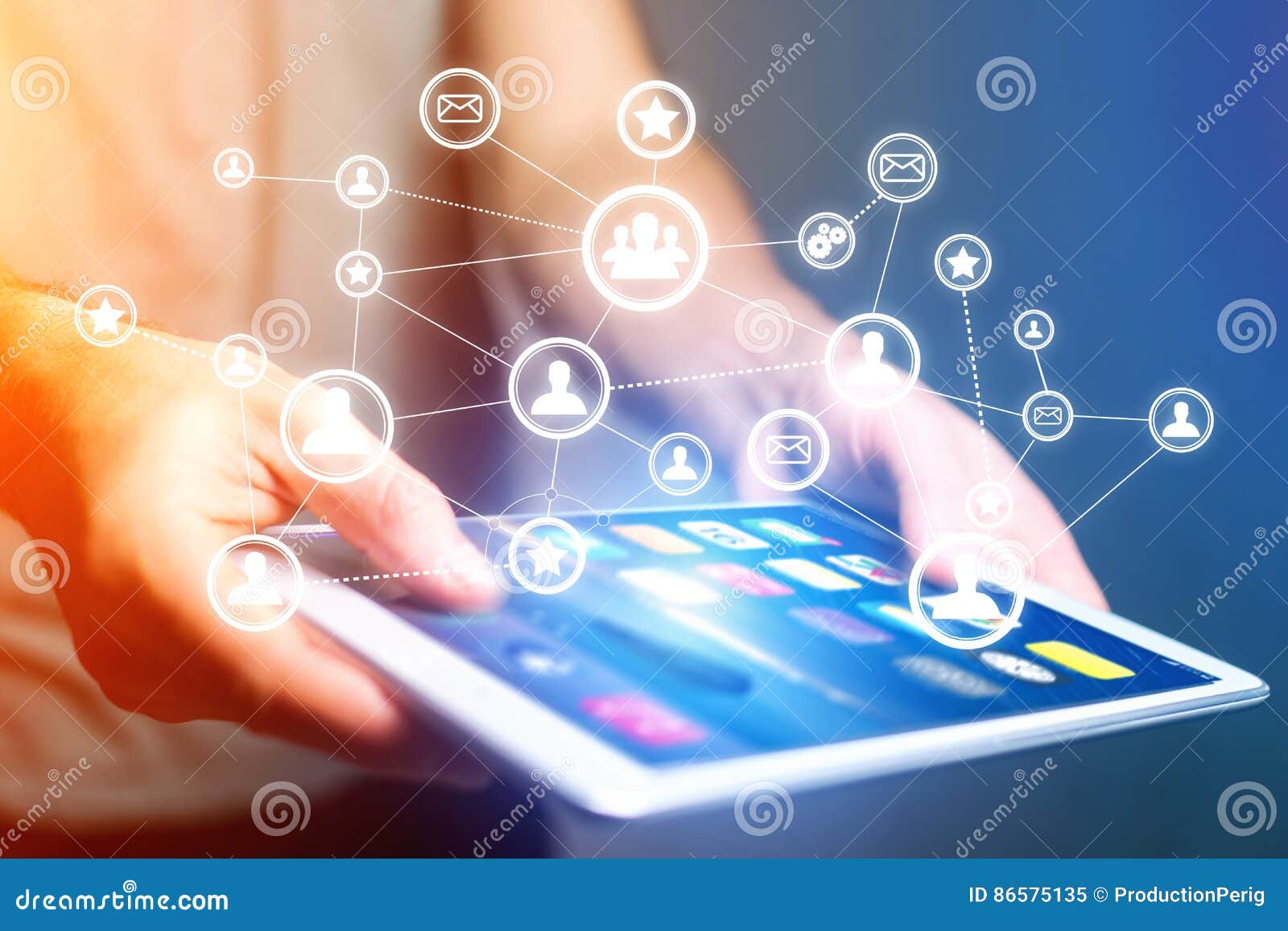 Concept of Business International Network Interface - Technology Stock ...