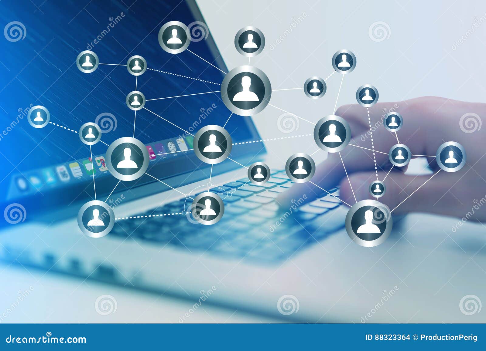 Concept of Business International Network Interface - Technology Stock ...