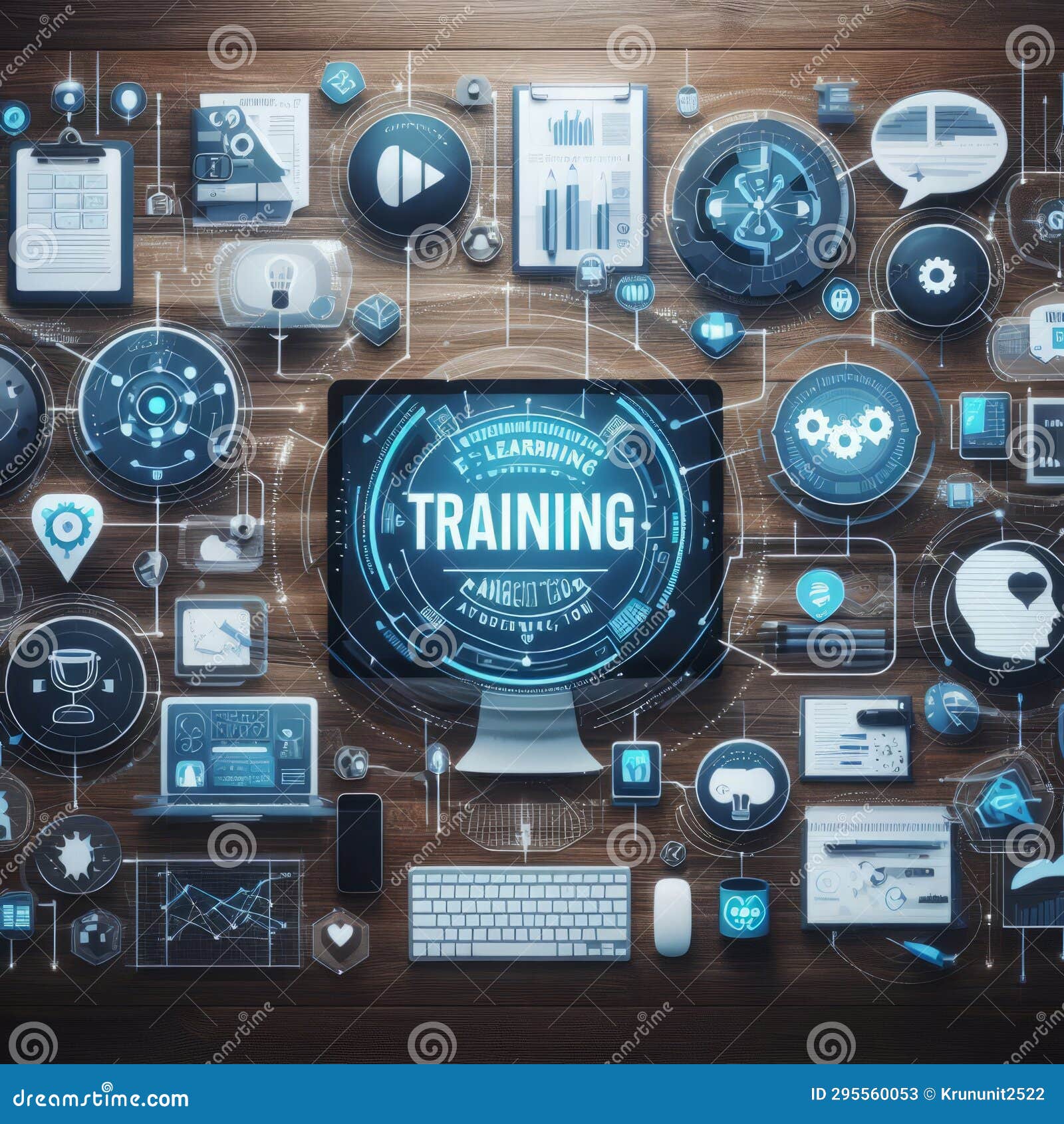 Concept Business Internet Training Technology Background Stock ...