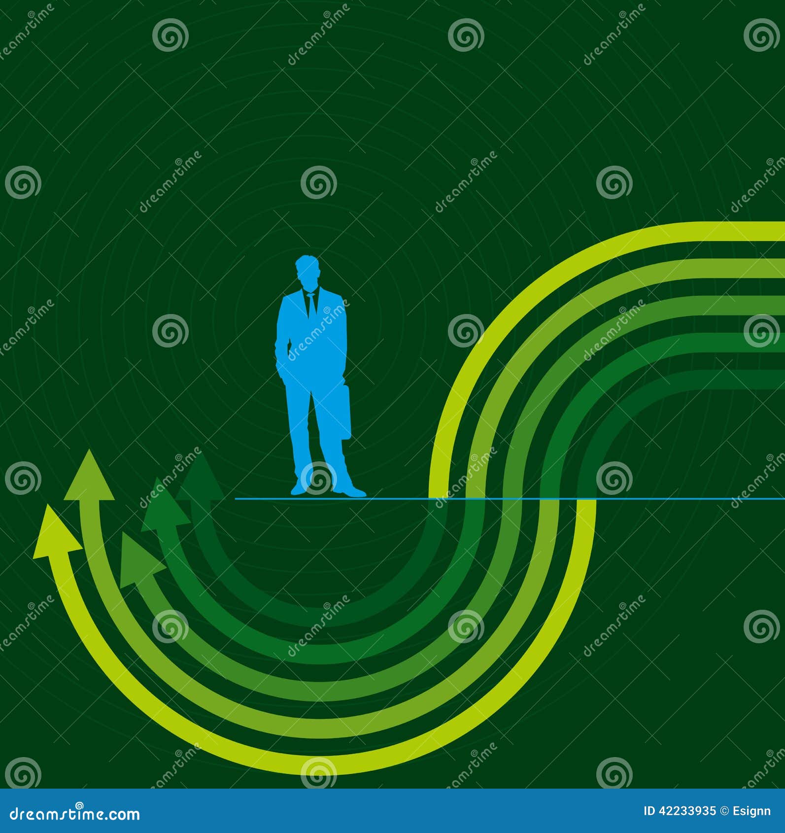 Concept of Business Movement, Arrows Stock Vector - Illustration of ...