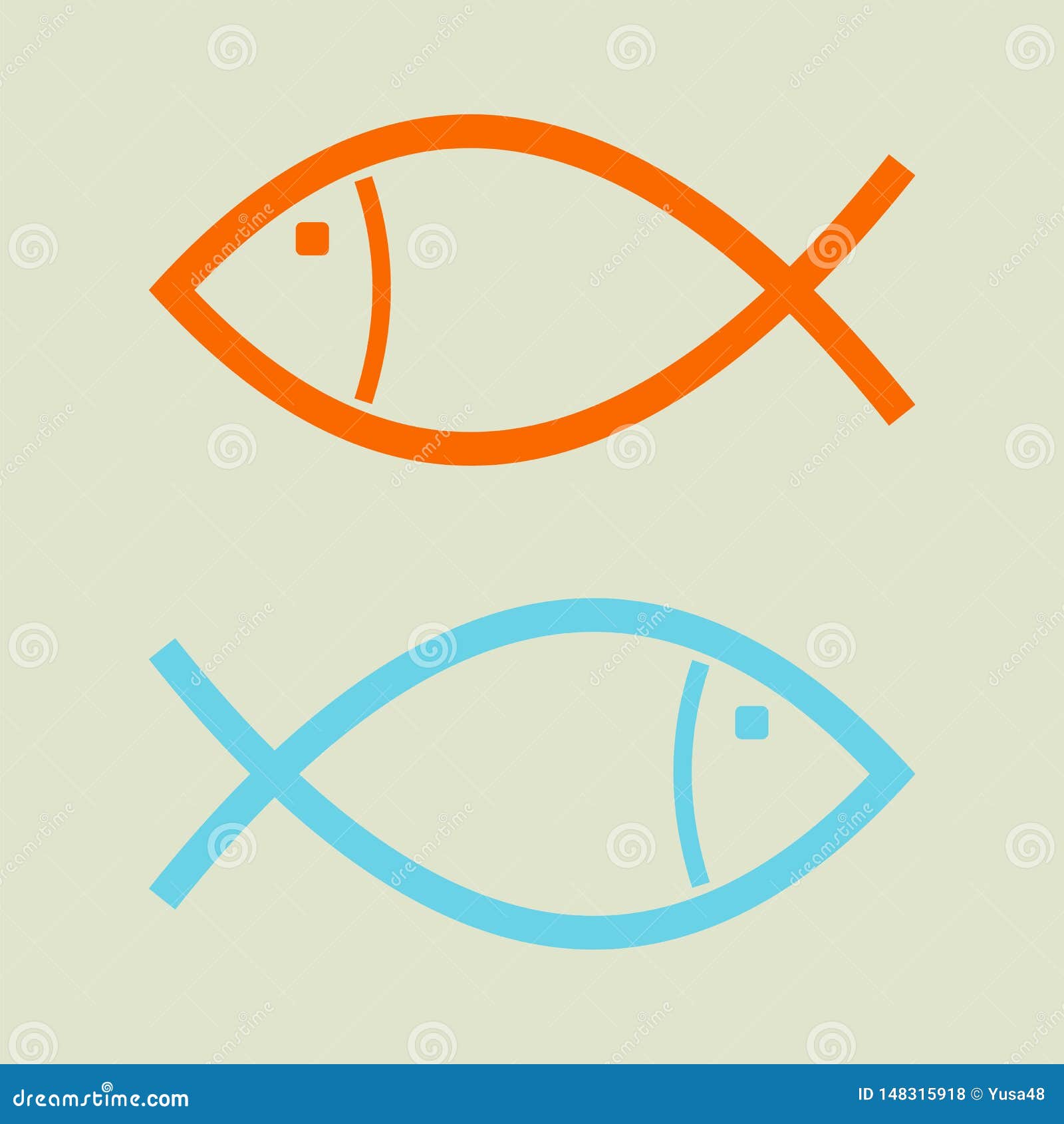 The Concept of Business Opposition. Two Fish Swim in the Opposite ...