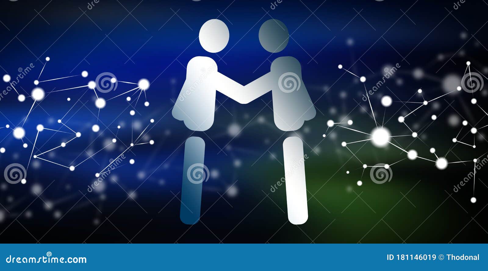 Concept of Business Partner Stock Illustration - Illustration of team ...