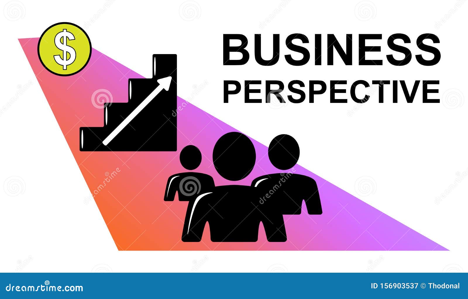 Concept of Business Perspective Stock Illustration - Illustration of ...
