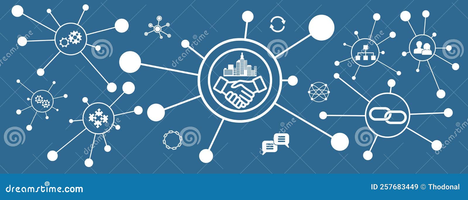 Concept of Business Relationship Stock Illustration - Illustration of ...