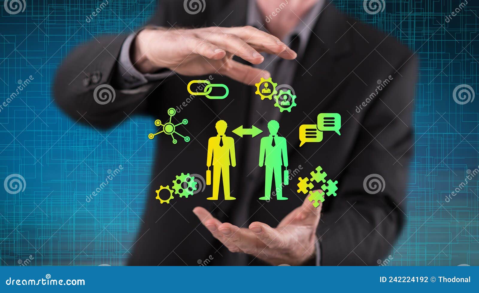 Concept of Business Relationship Stock Photo - Image of relationship ...