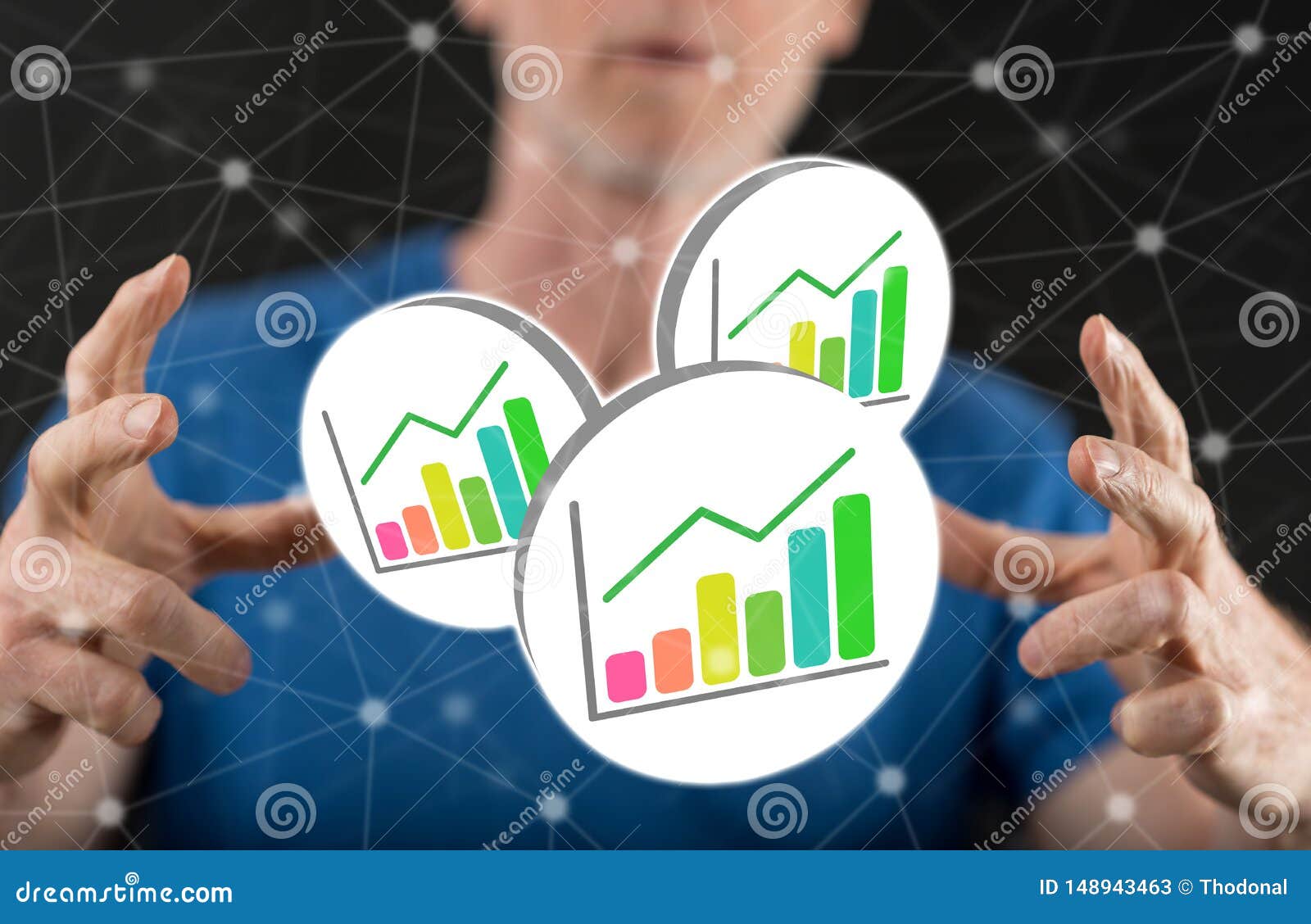 Concept of Business Results Stock Illustration - Illustration of ...