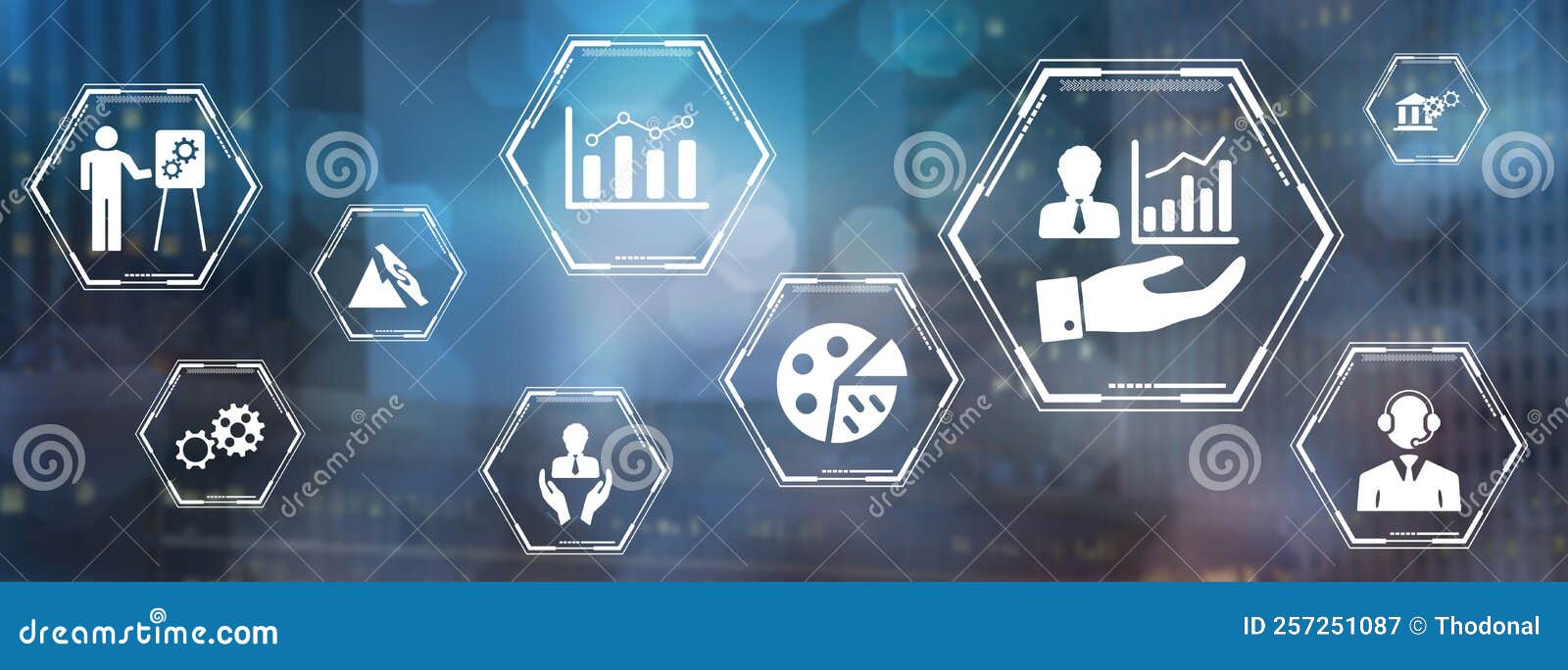 Concept of Business Support Stock Illustration - Illustration of ...