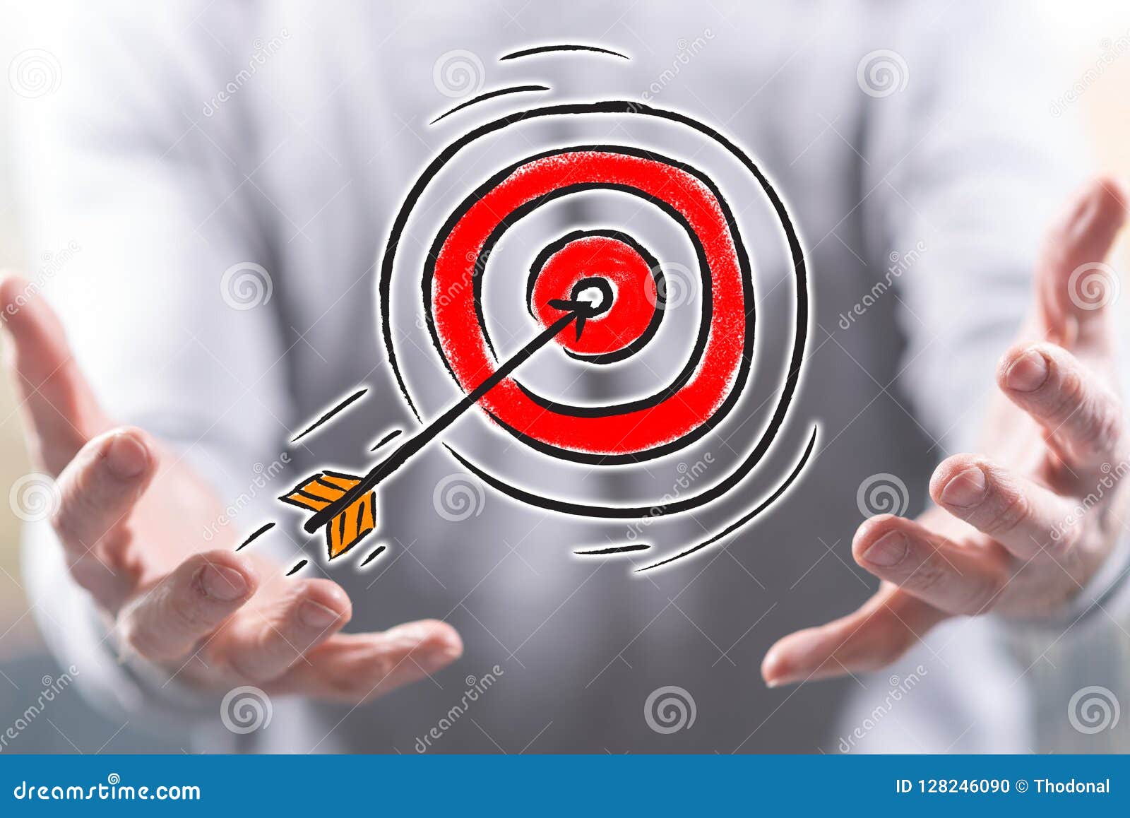 Concept of business target stock photo. Image of concept - 128246090