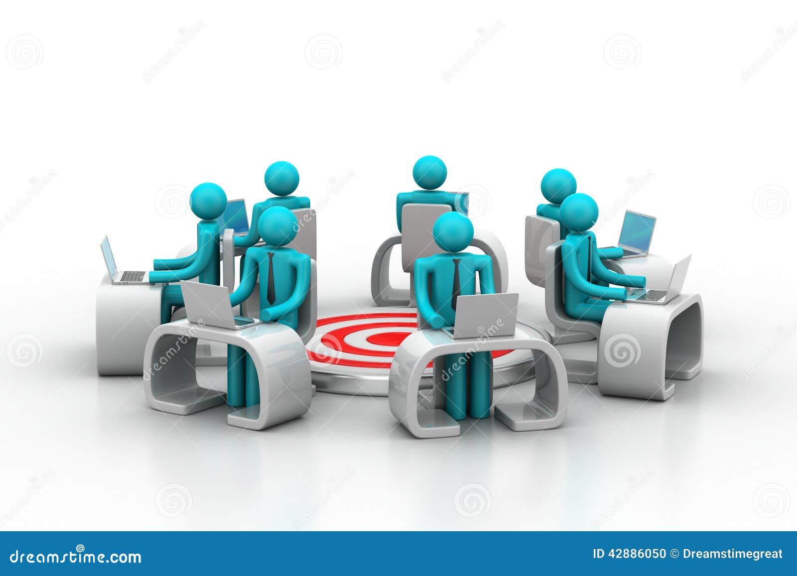 Concept of business target stock illustration. Illustration of ...
