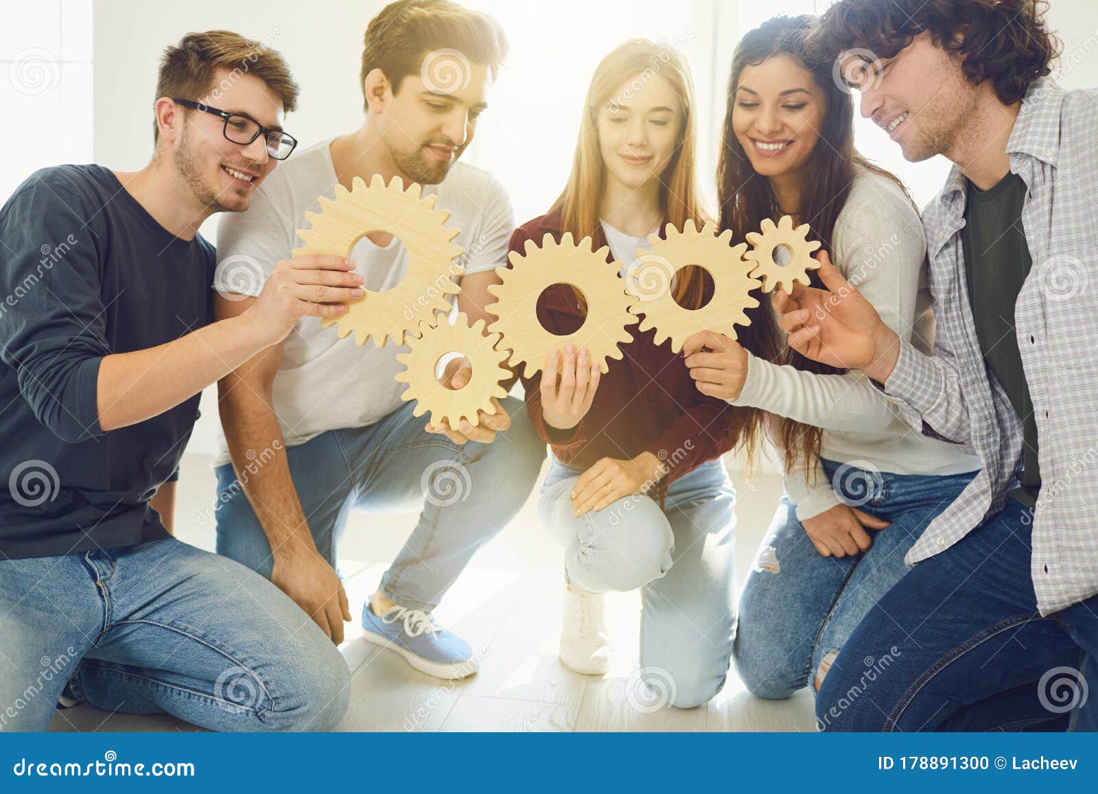 Concept Business Team Communicate Innovation Strategy Integration ...