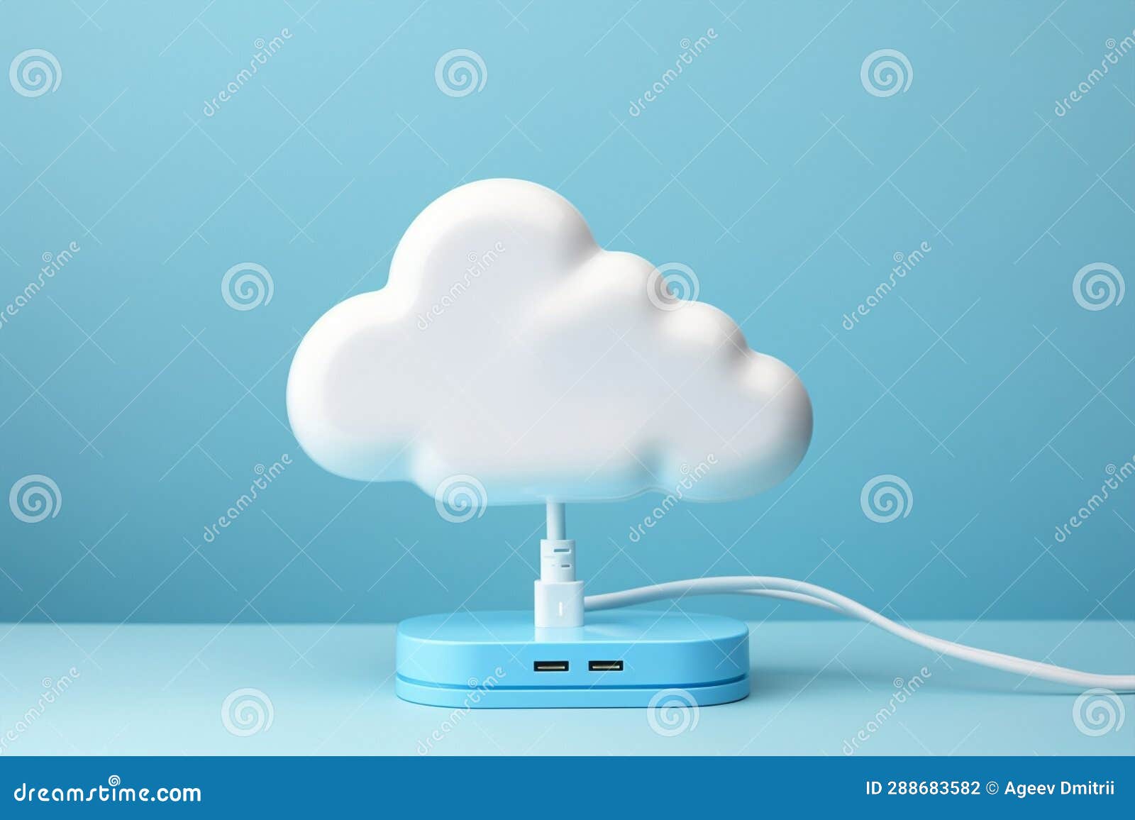 Concept Business Technology Cloud Internet Stock Illustration ...