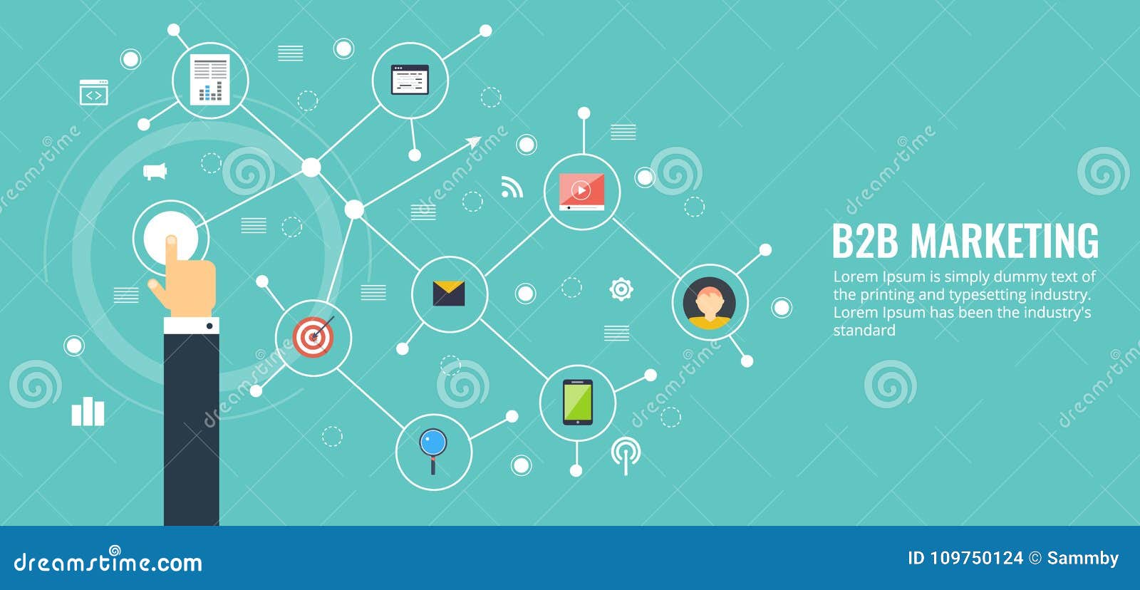 Business To Business, B2b, Networking, Communication, Marketing Concept ...