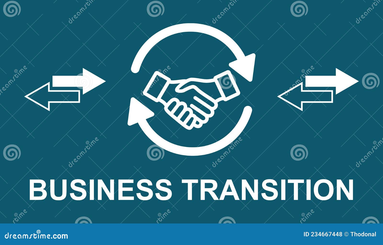 Concept of Business Transition Stock Illustration - Illustration of ...