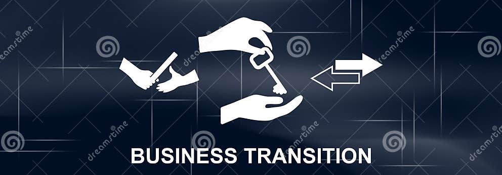 Concept of Business Transition Stock Illustration - Illustration of ...