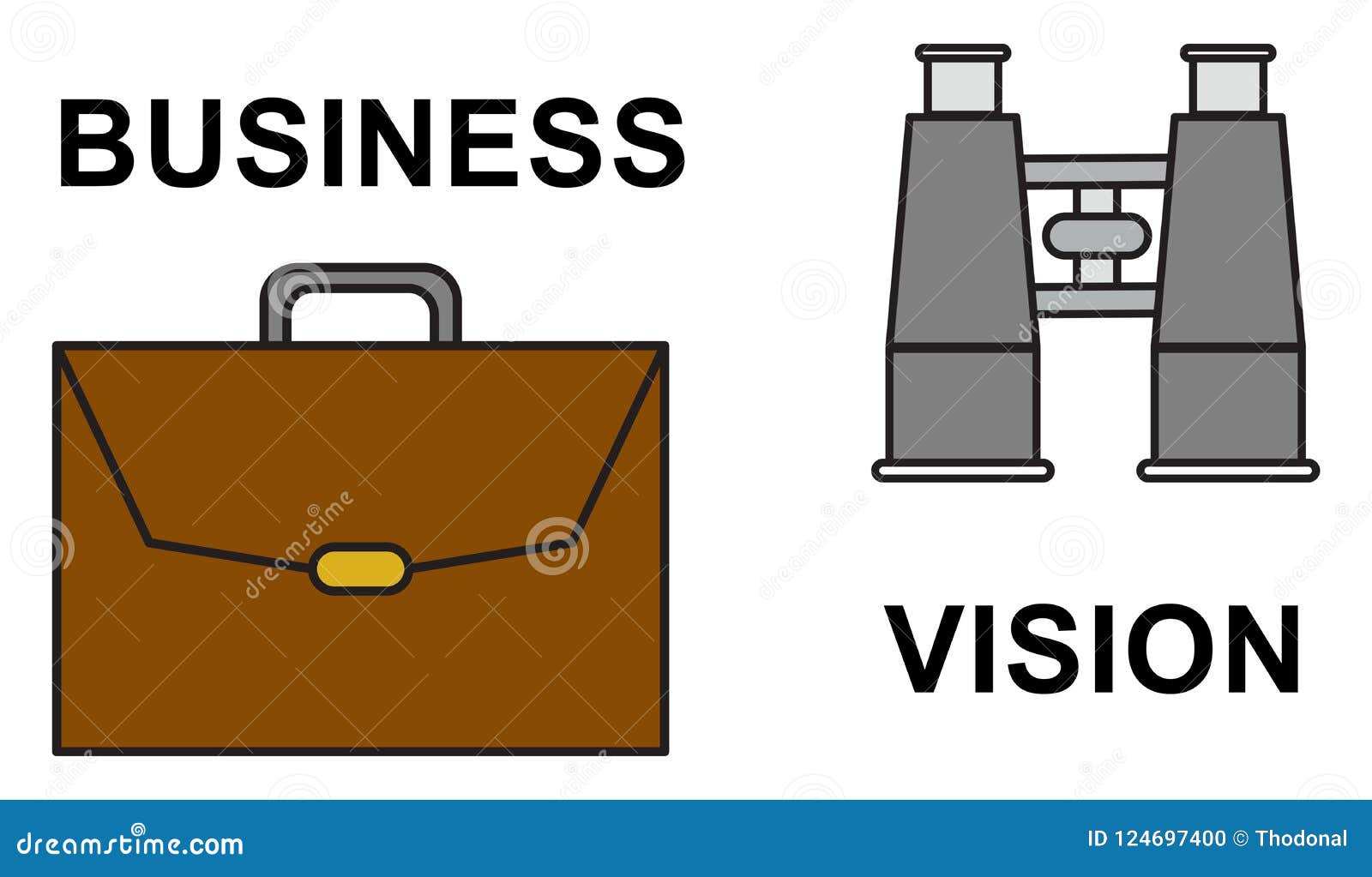 Concept of business vision stock illustration. Illustration of success ...