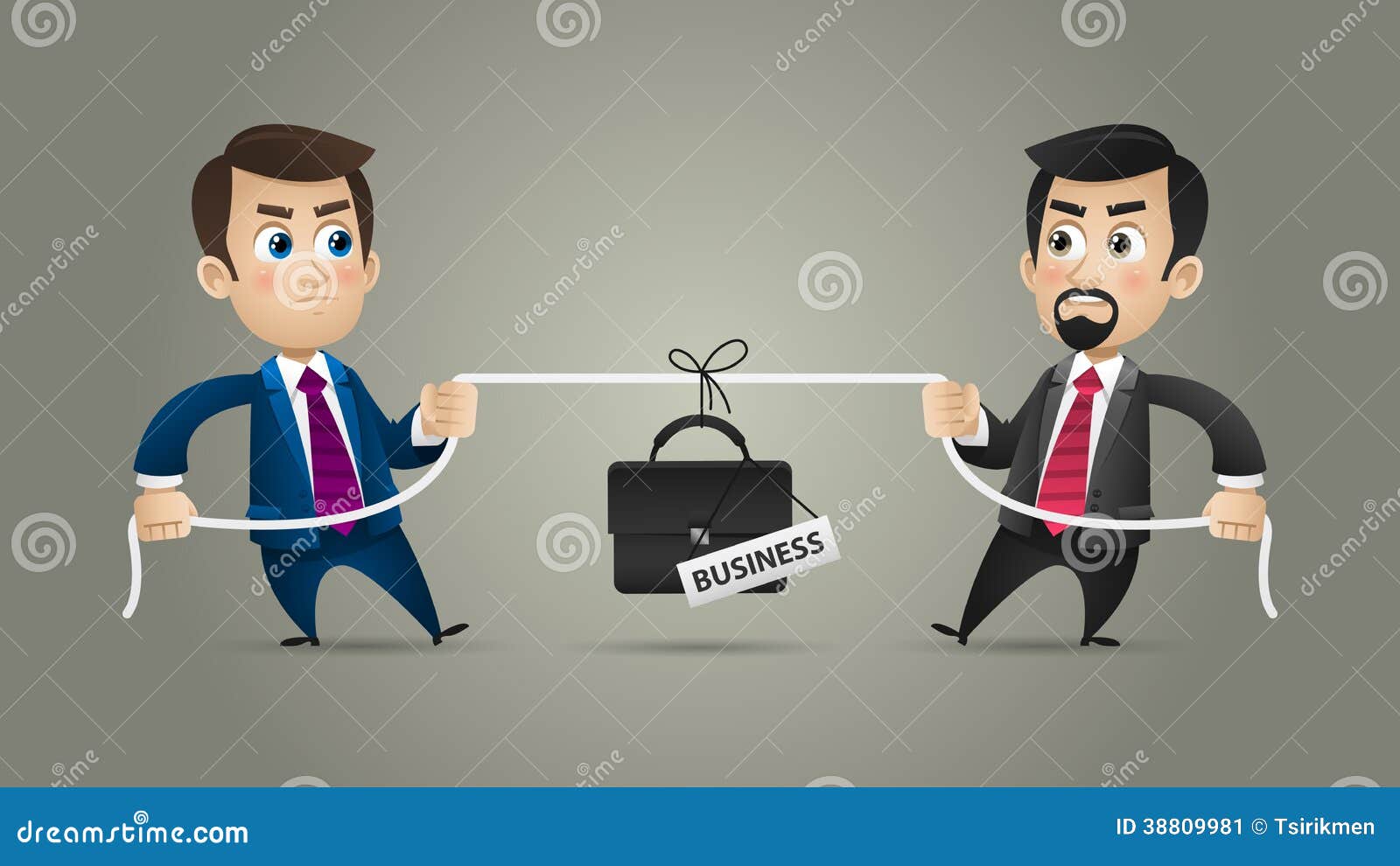 Concept Businessmen Competition in Business Stock Vector - Illustration ...
