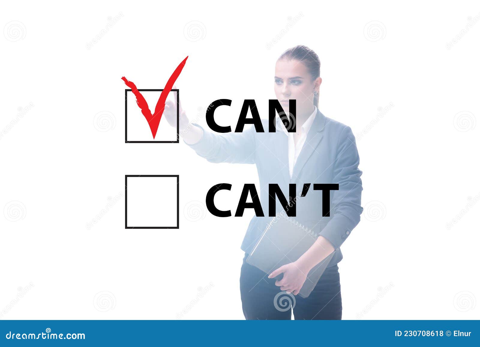 Concept of can and cant stock photo. Image of inspiration - 230708618