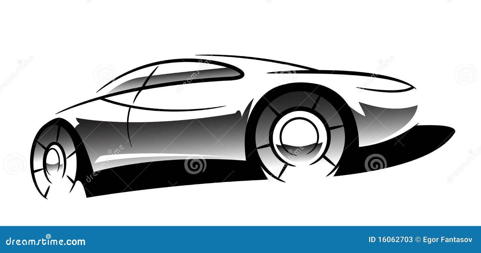 Concept car stock vector. Illustration of automobile - 16062703