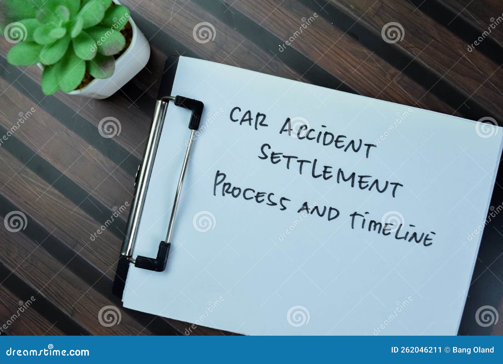 Concept of Car Accident Settlement Process and Timeline Write on ...