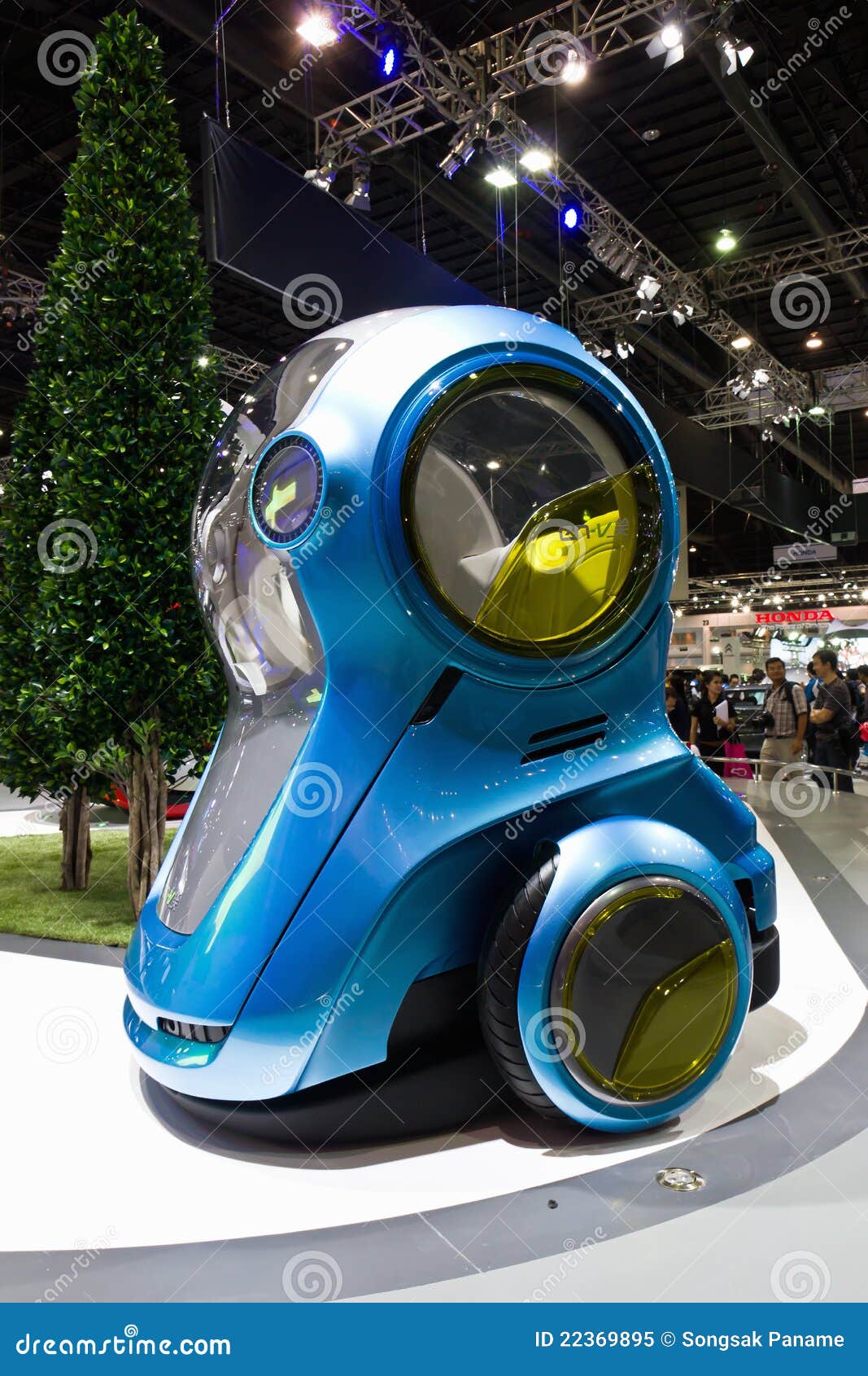 Concept Car Electric Networked Vehicle Editorial Image - Image of ...