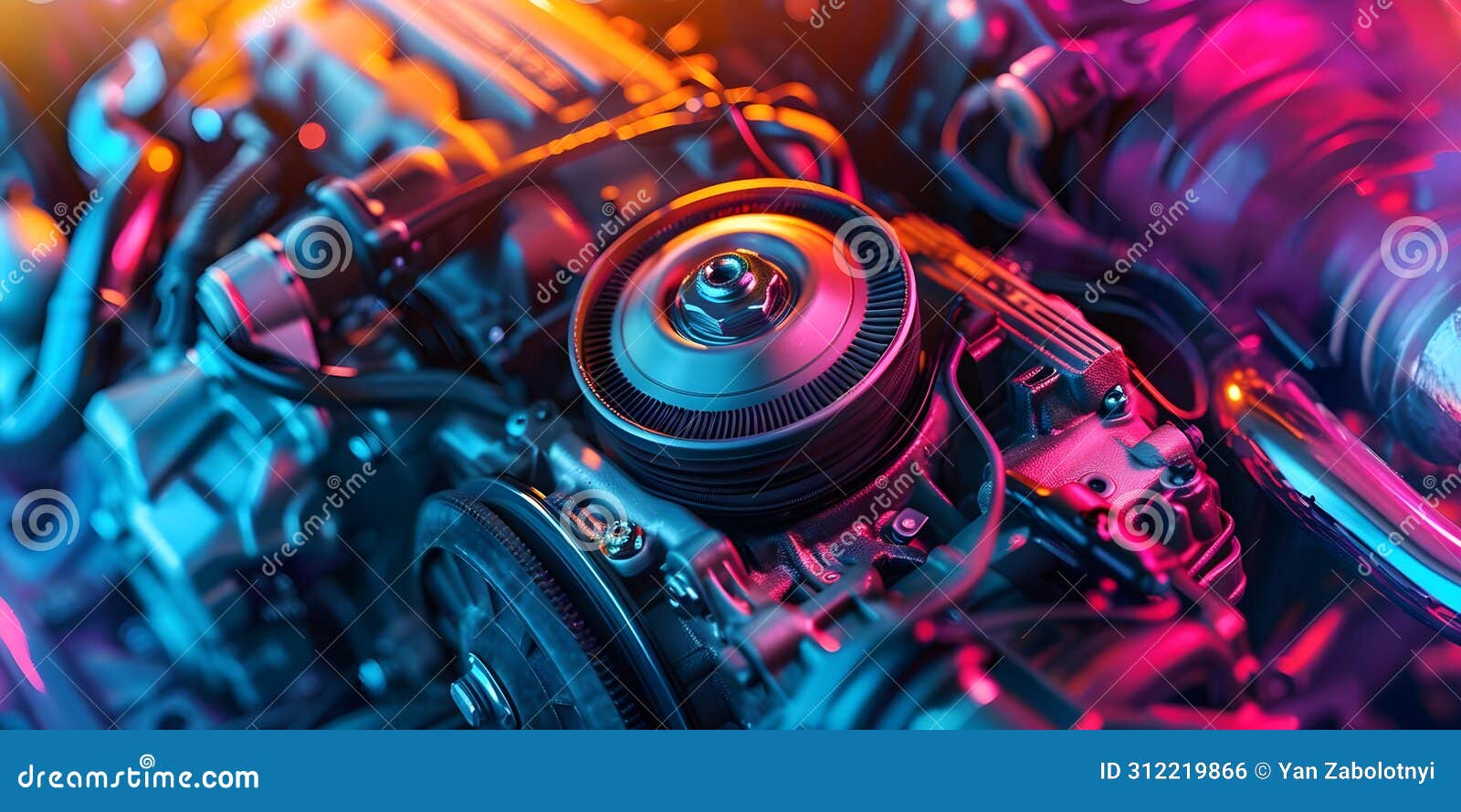 An in-Depth View of a Car Engine in Action: Exploring Internal ...