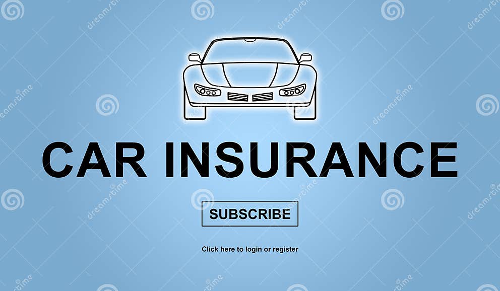 Concept of car insurance stock illustration. Illustration of concept ...