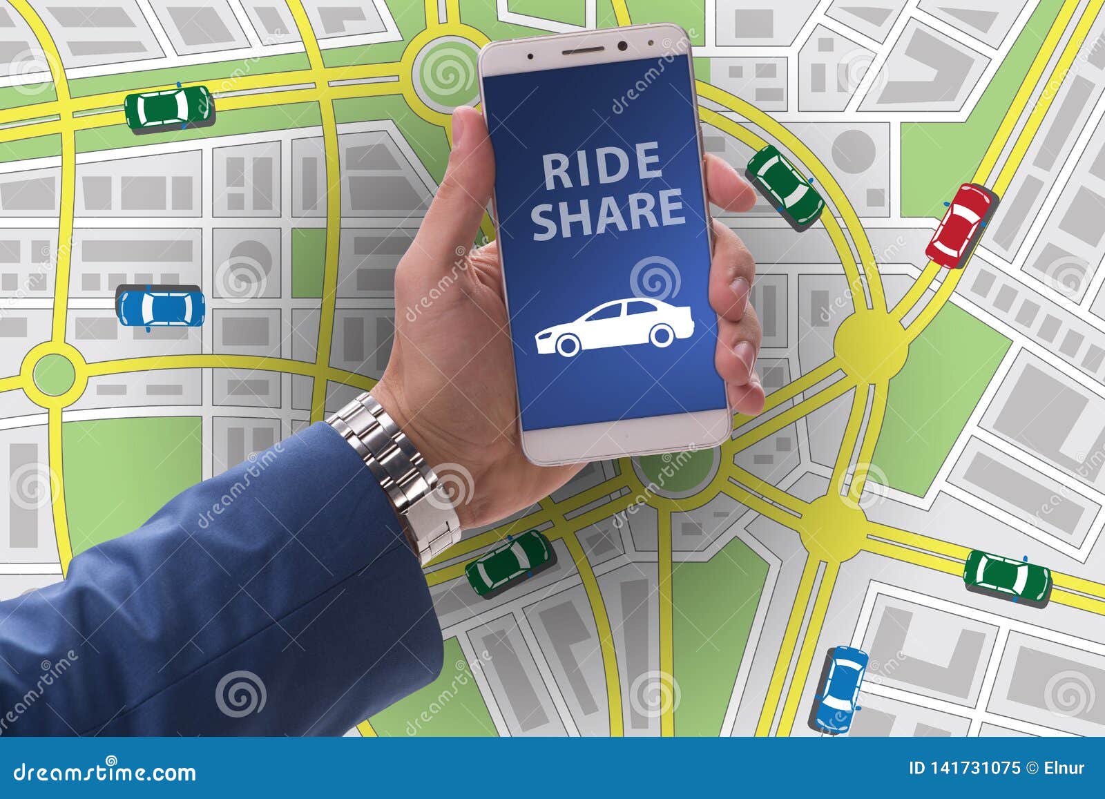 The Concept of Car Ordering Online Stock Image - Image of online ...