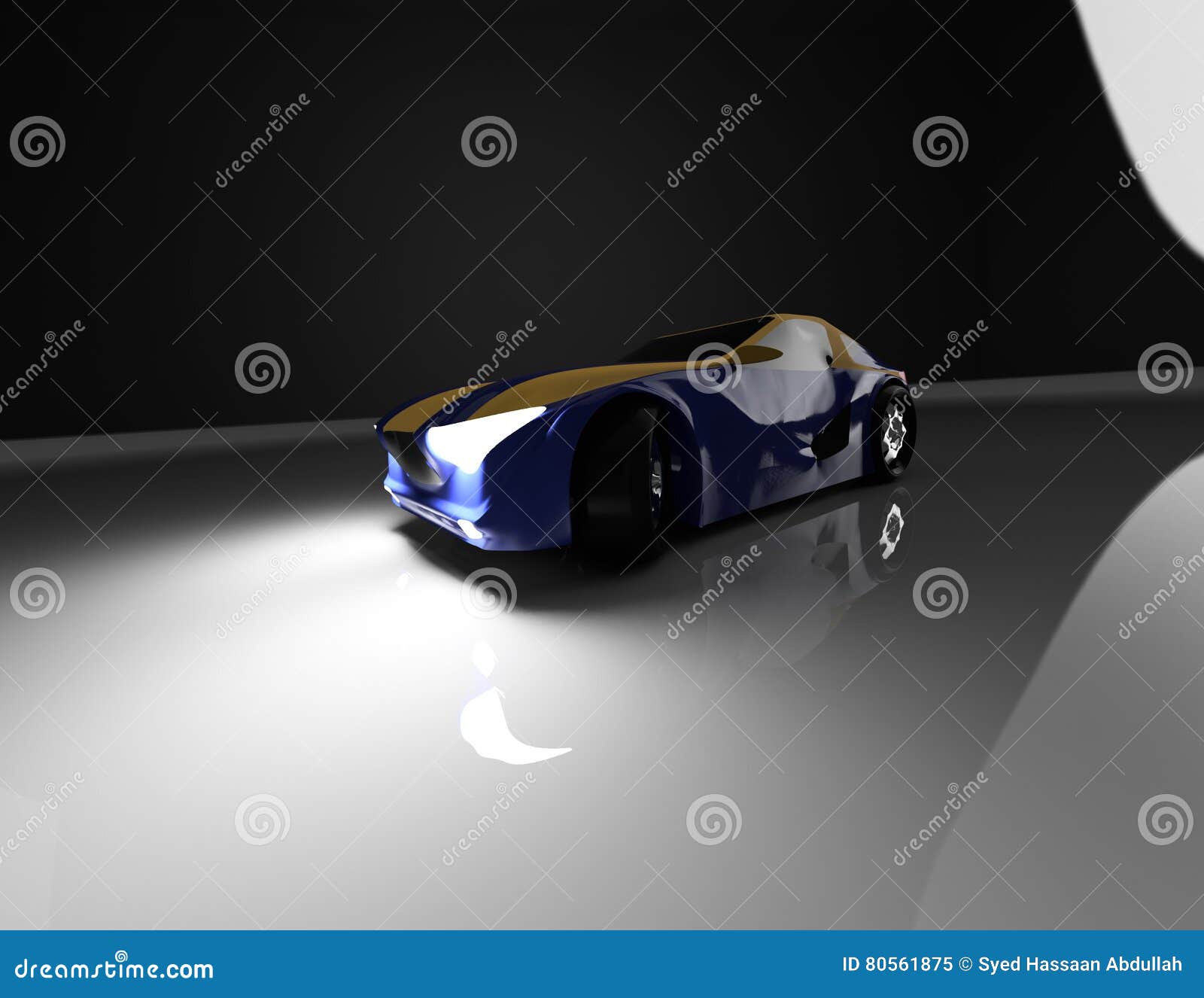 Concept car rendering stock illustration. Illustration of sports - 80561875