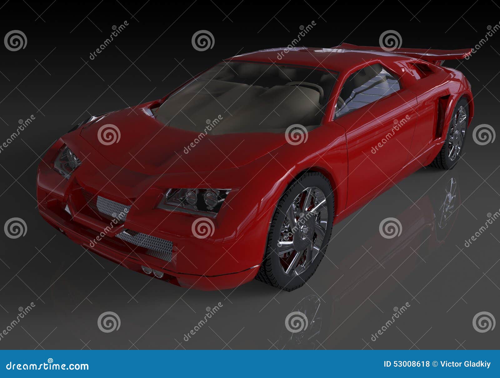 Concept Car stock illustration. Illustration of generic - 53008618