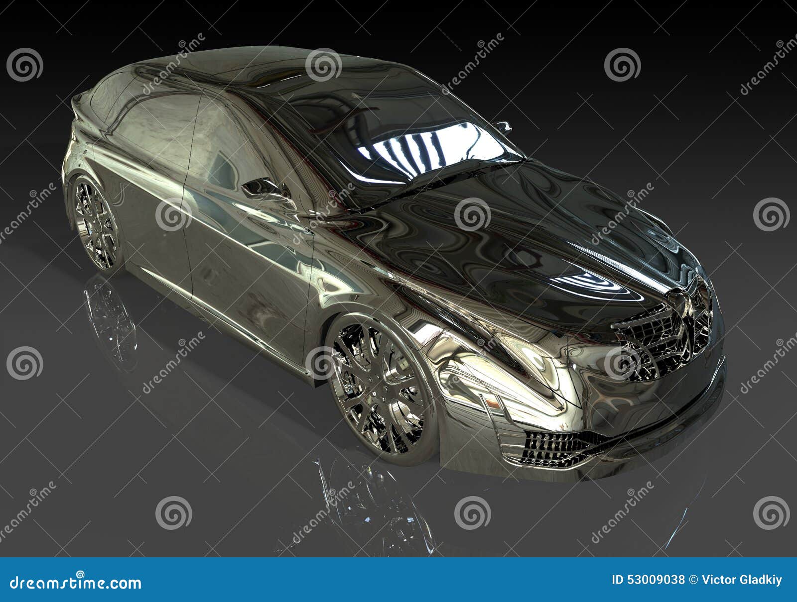 Concept Car stock illustration. Illustration of anodized - 53009038