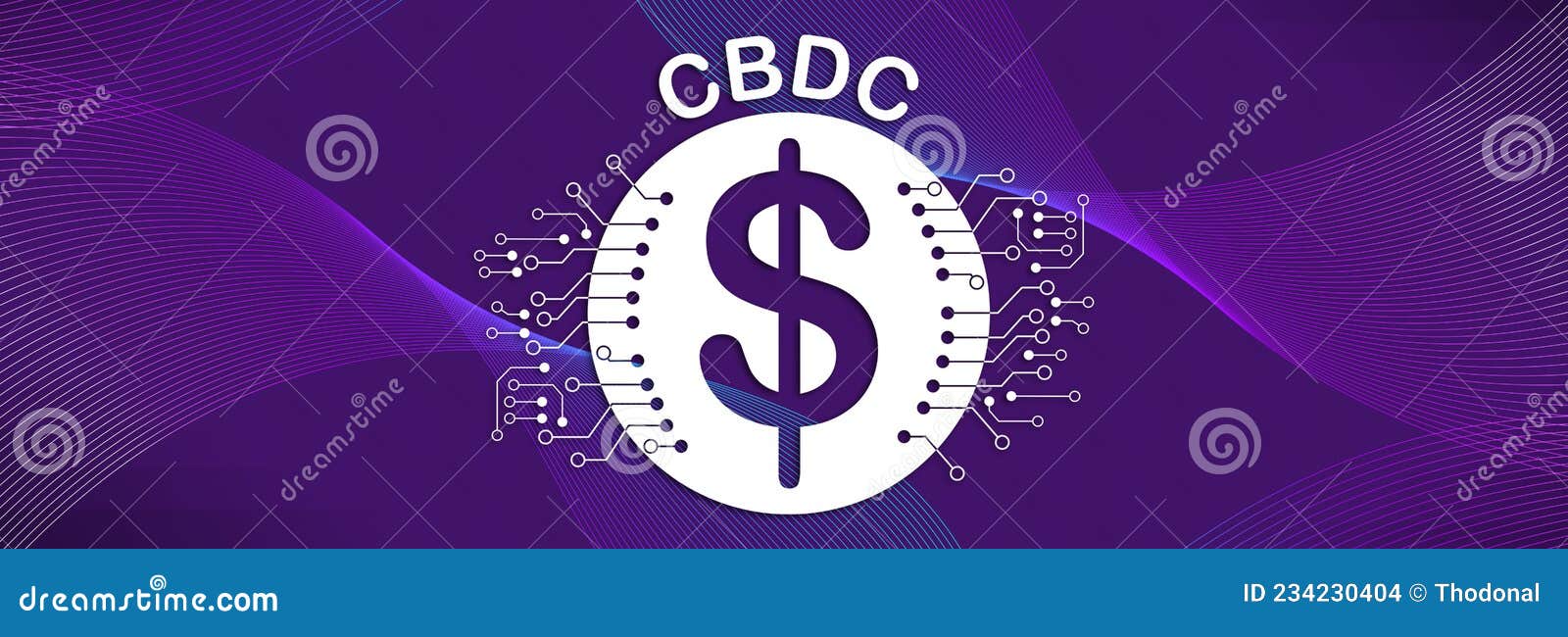 Concept of cbdc stock illustration. Illustration of tech - 234230404
