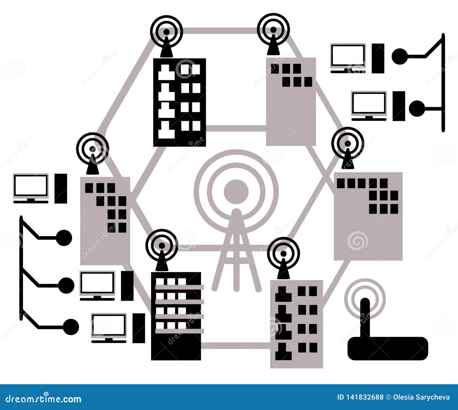 The Concept of Cellular or Mobile Communication System in the City ...