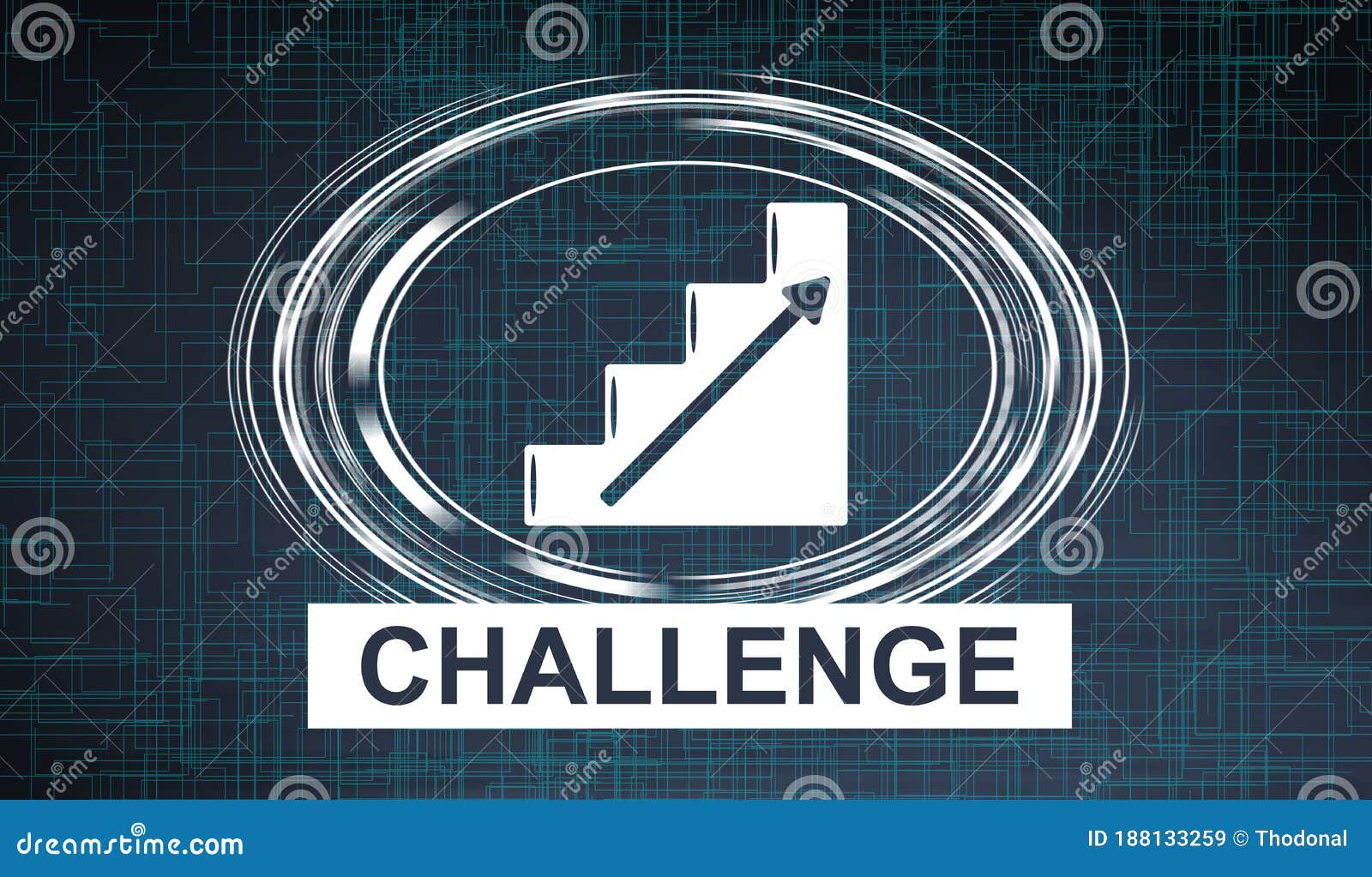Concept of challenge stock illustration. Illustration of management ...