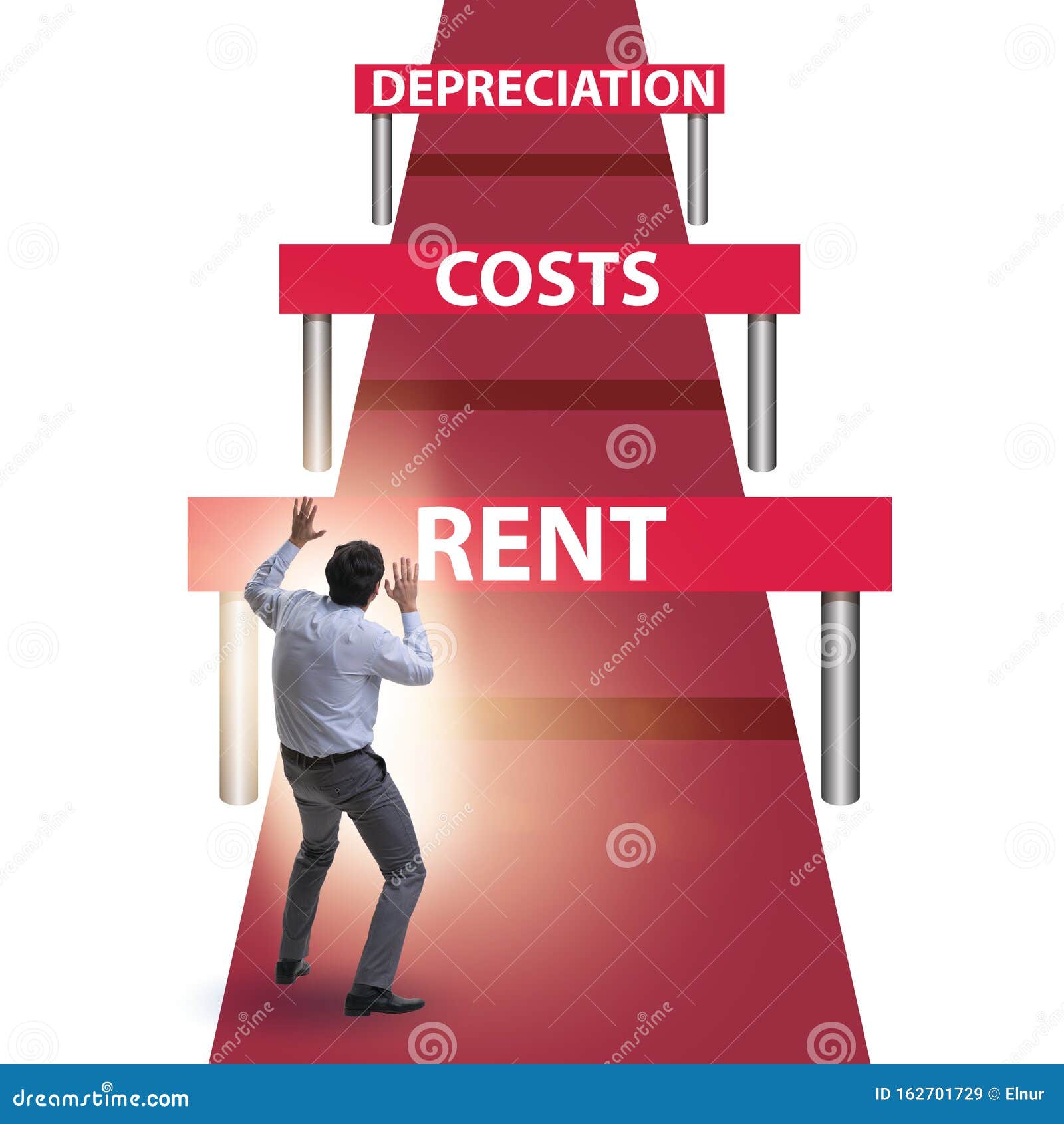 Concept of Challenge of Running the Business Stock Image - Image of ...