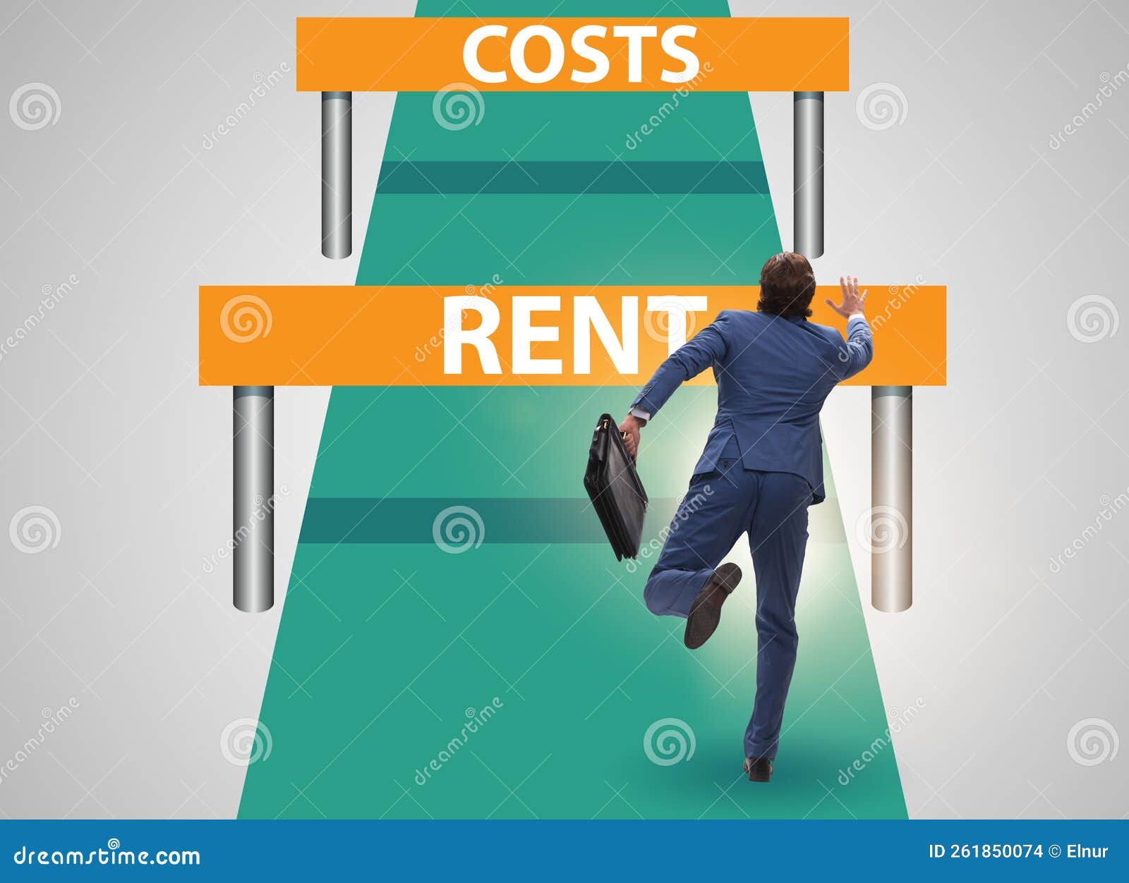 Concept of Challenge of Running the Business Stock Photo - Image of ...