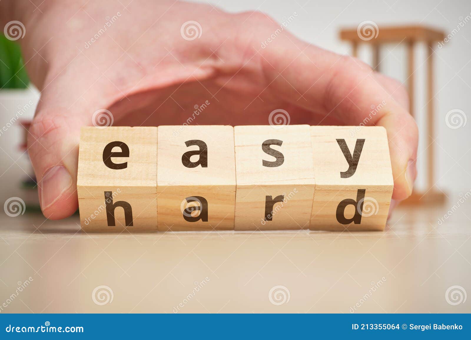 The Concept of Changing the Degree of Difficulty is Easy and Wooden ...