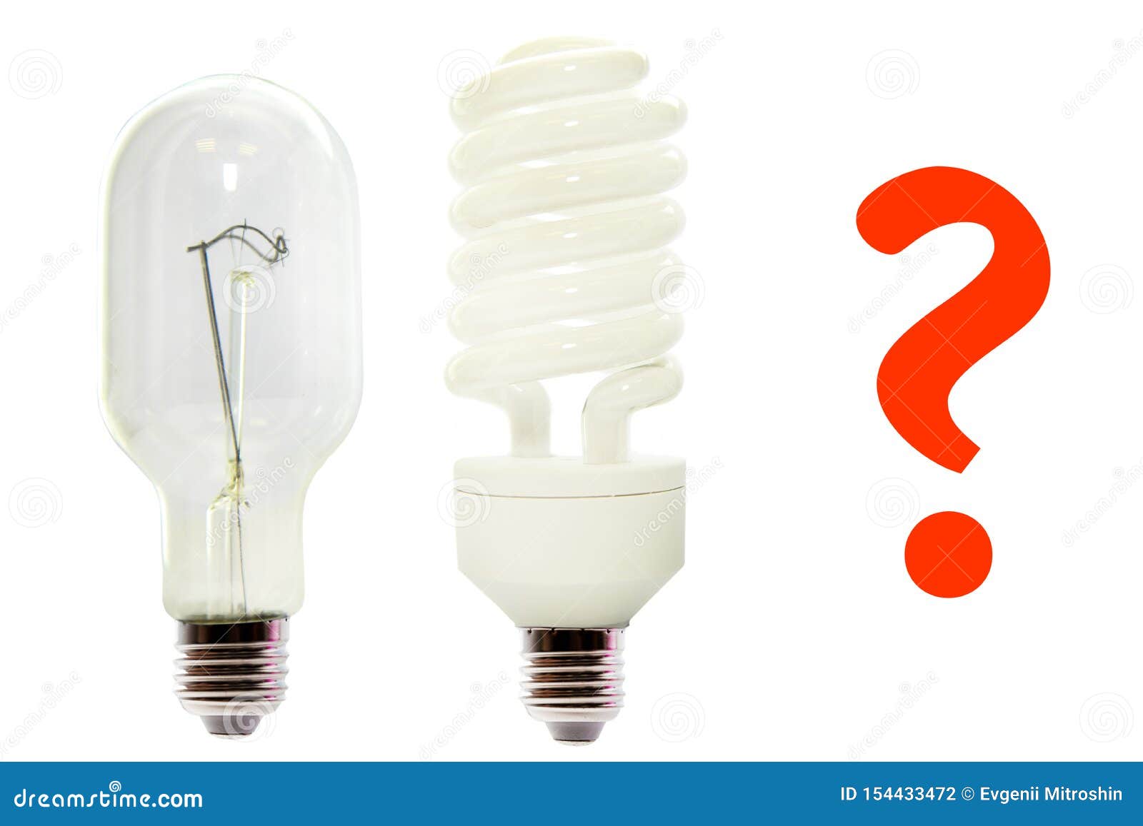 The Concept of Changing Energy-saving Lamps Stock Photo - Image of ...